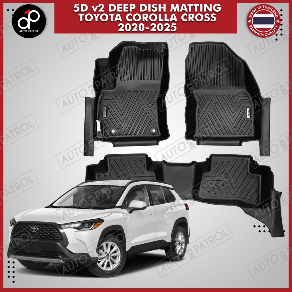 TOYOTA COROLLA CROSS 2020-2025 5D v2 Deep Dish Matting (MADE IN ...