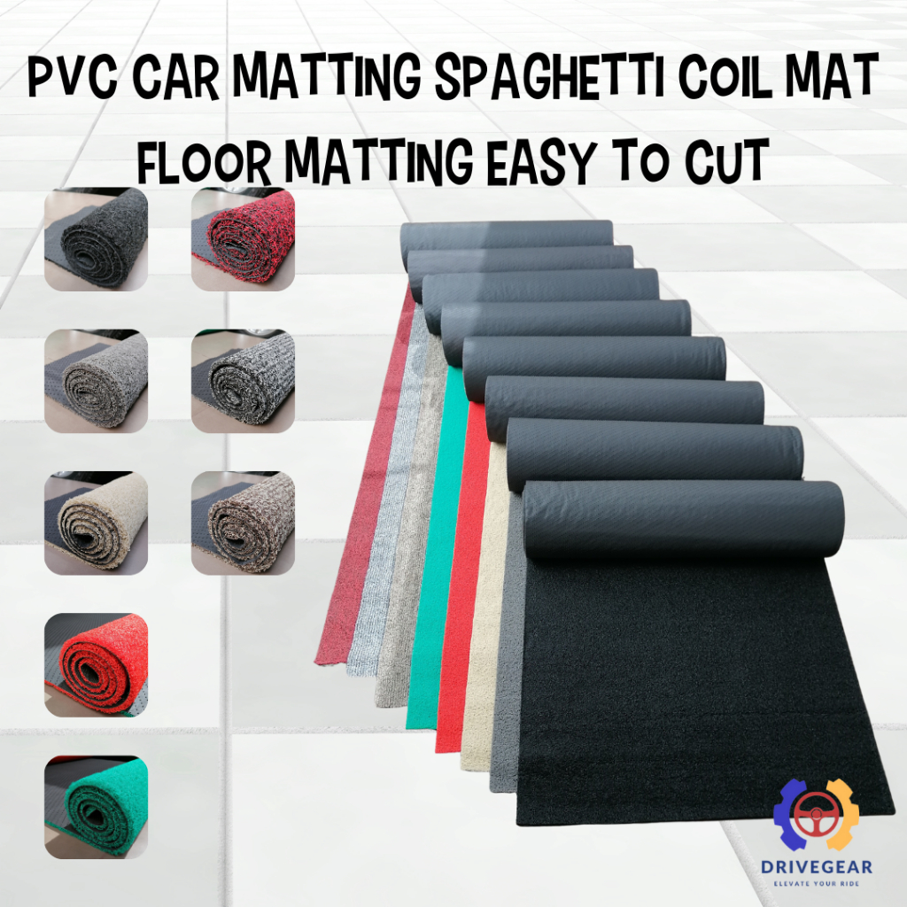 PVC Car Matting Spaghetti Mat Floor Matting Easy to Cut Customizable ...