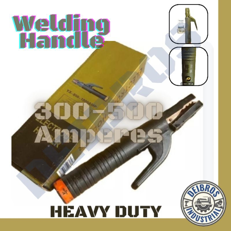Welding Handle Electrode Holder 300A to 500A Heavy Duty, 2/0(60mm ...