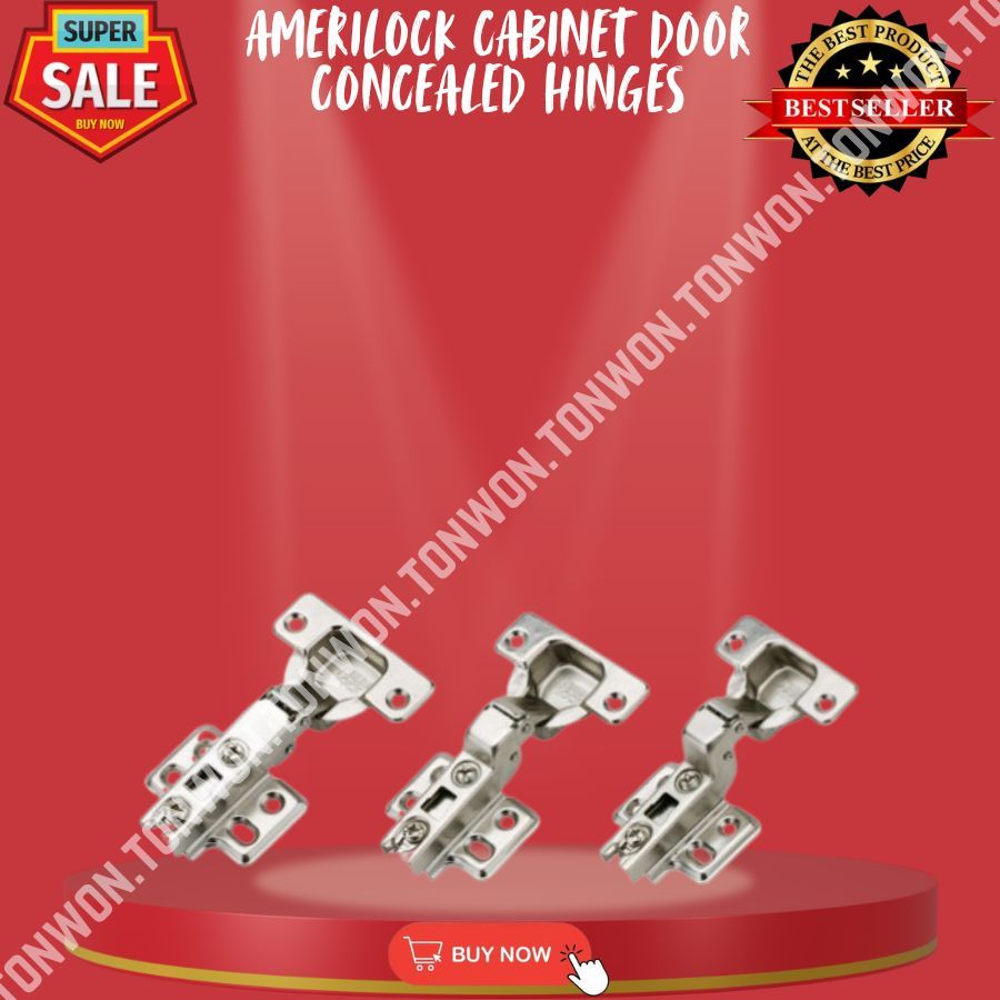 AMERILOCK CABINET DOOR CONCEALED HINGES C1 C2 C3 | Shopee Philippines
