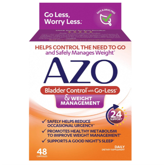 Azo Bladder Control with Go-Less & Weight Management Supplement ...