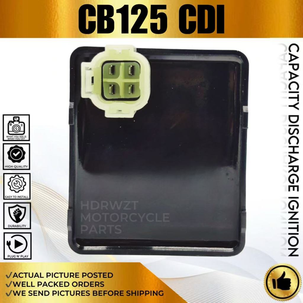 HDR ( CDI ) 4PINS CAPACITY DISCHARGE IGNITION FOR HONDA CB125 / CB 125 ...