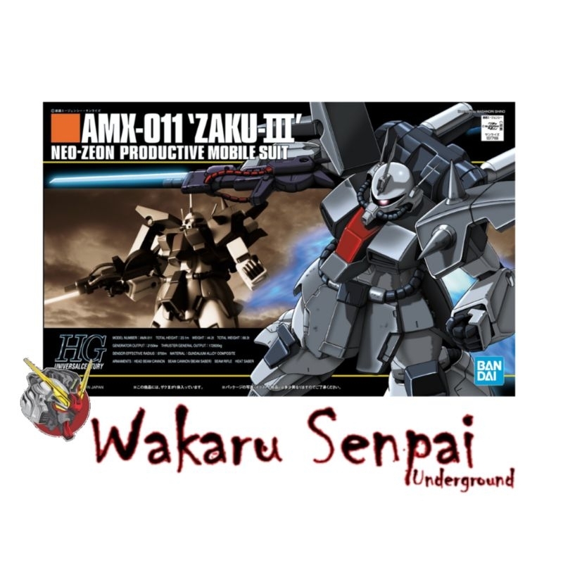 HG 1/144 HGUC AMX-011 Zaku III | Shopee Philippines