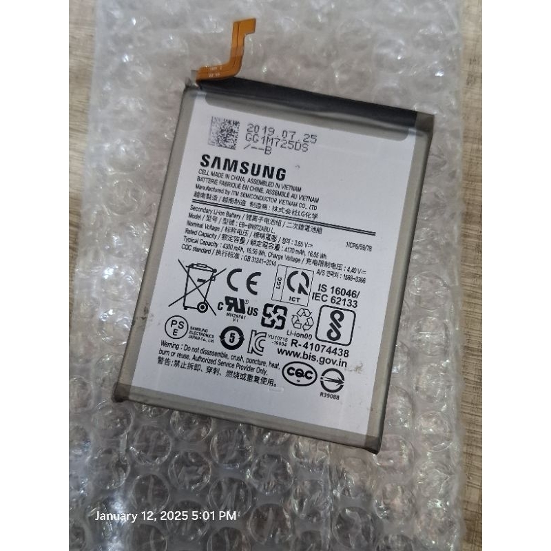 Original Samsung Galaxy Note 10 Plus Battery | Shopee Philippines