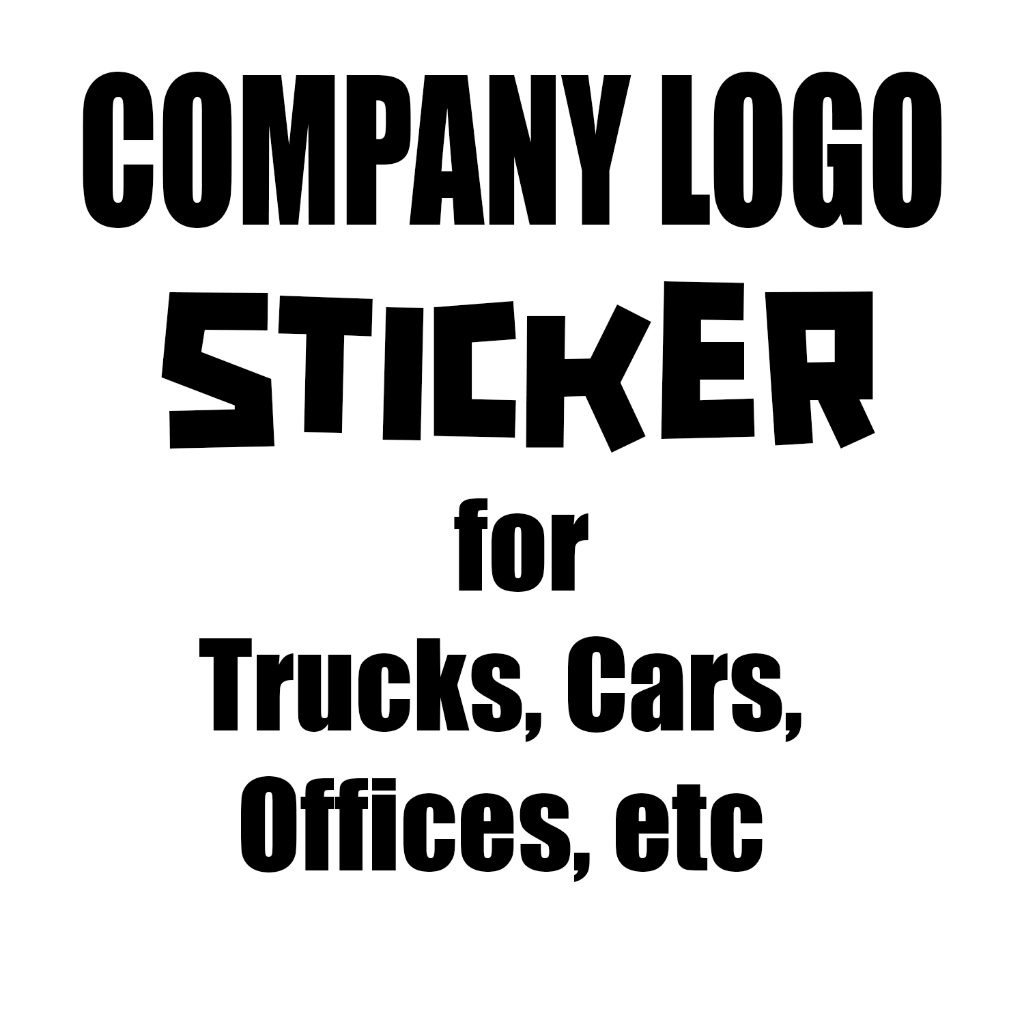 Company Sticker Logo Outdoor/indoor | Shopee Philippines