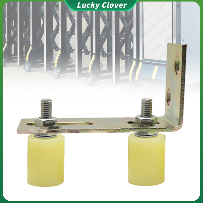 Sliding Gate Top Guide Nylon Rollers Nylon Guide Wheel with L Bracket ...