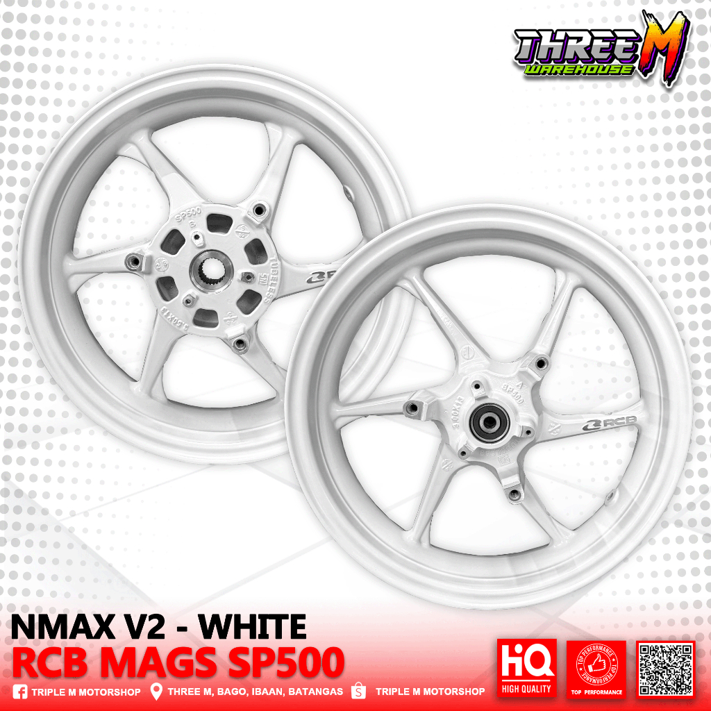 RCB MAGS SP500 FOR NMAX V2 WHITE | Shopee Philippines