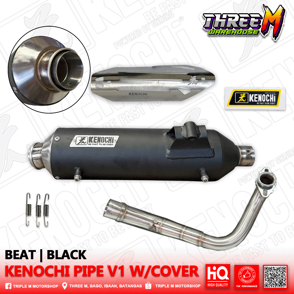 KENOCHI PIPE V1 201 BLACK K2 WITH COVER INDO CONCEPT | Shopee Philippines