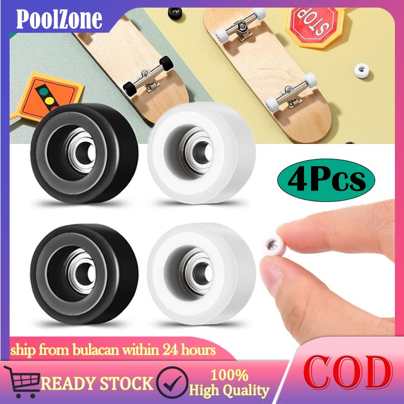 4Pcs Fingerboard Wheels Finger Board Parts Mini Skateboard Wheels ...