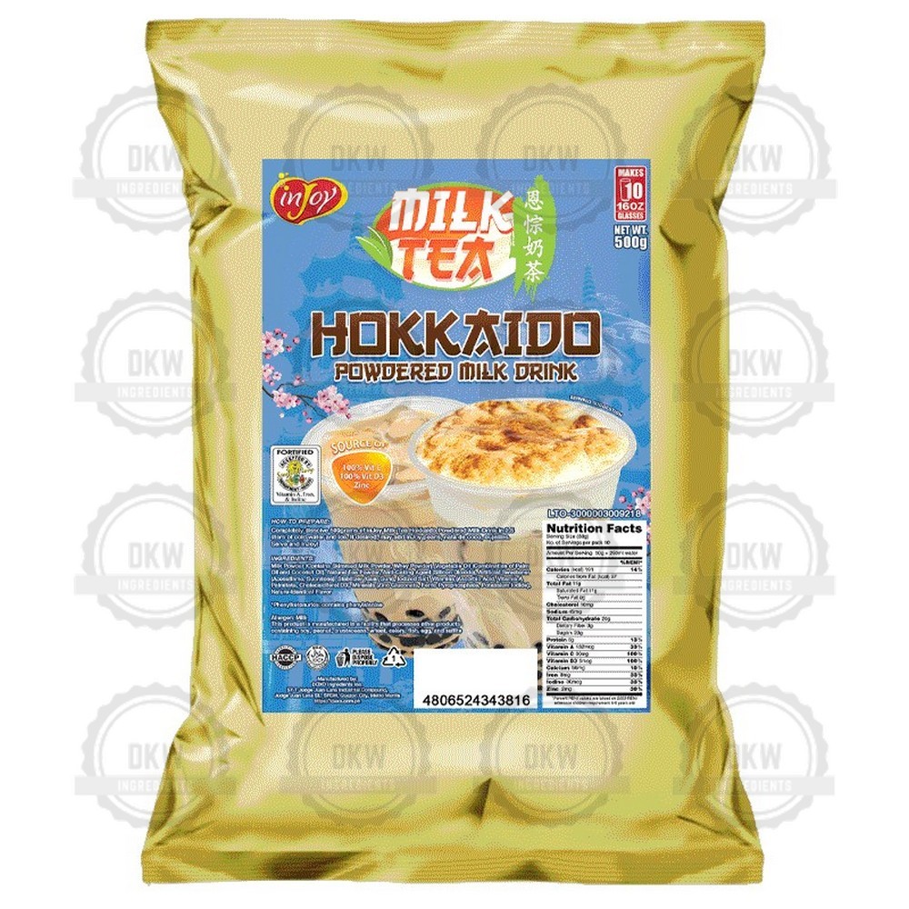 Injoy Milk Tea Hokkaido 500g | Shopee Philippines
