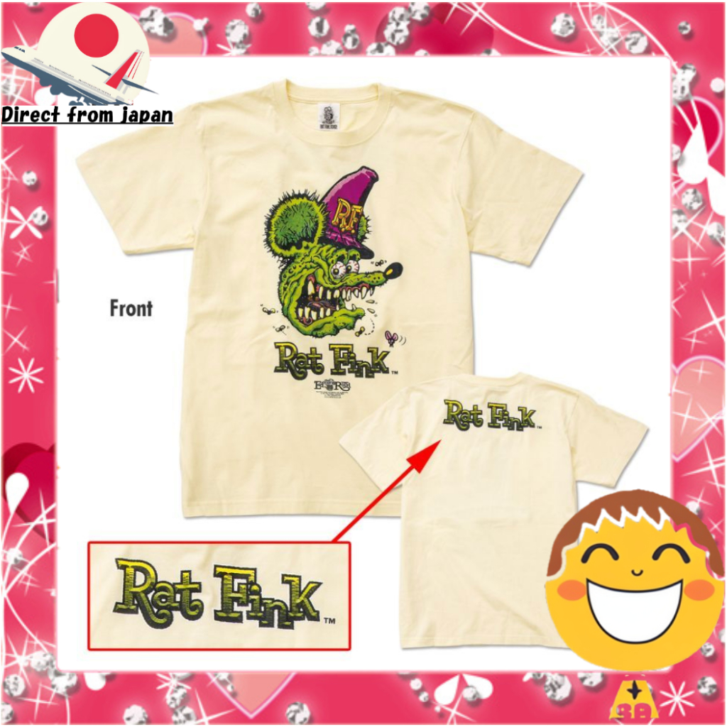 Rat Fink Face T-shirt [ RITKF095 ] [Direct from Japan] | Shopee Philippines