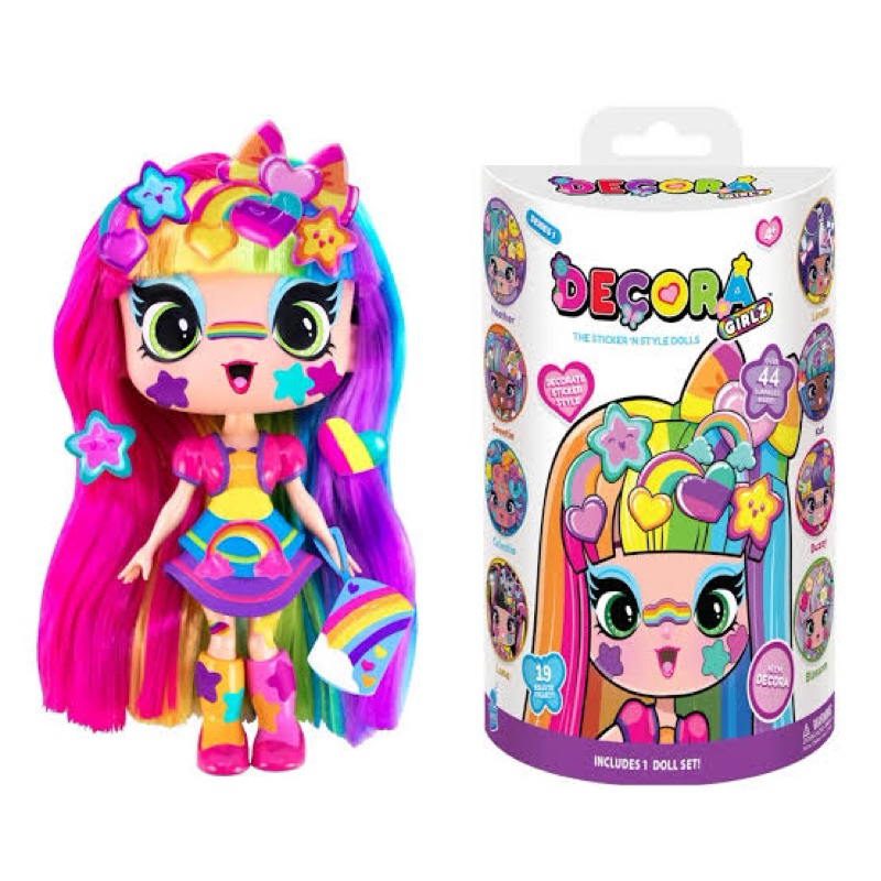 DECORA GIRLZ 5" Doll - Decora, Lonfon, Celestia, Blossom, Buzzy, and ...