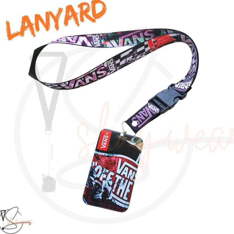 New Vans style lanyard id lace name tag | Shopee Philippines