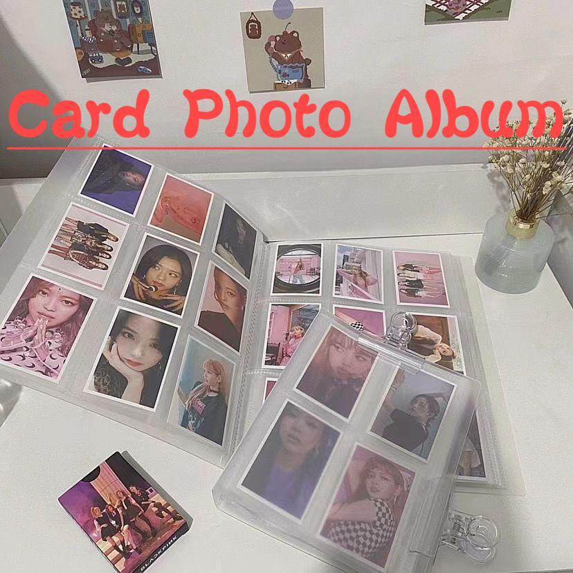 3-inch 9-grid card photo album storage album frosted transparent album ...