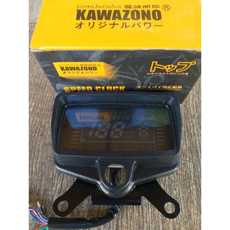 Kawazono SPEEDOMETER/SPEED CLOCK DIGITAL Tmx125 Alpha Motorcycle ...