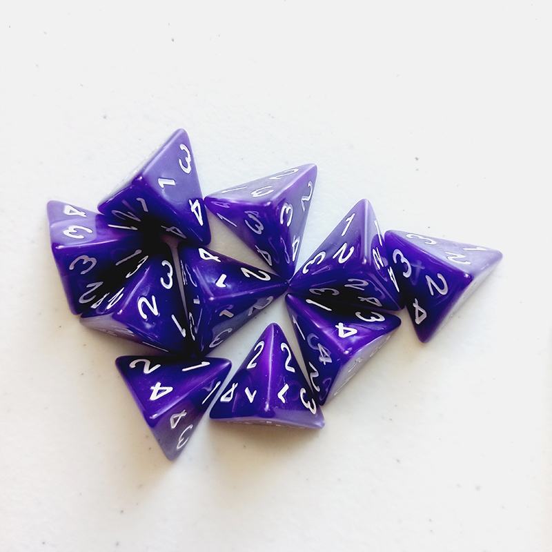 1pc. D4 Galactic & Stardust Dice (sold per piece) | Shopee Philippines