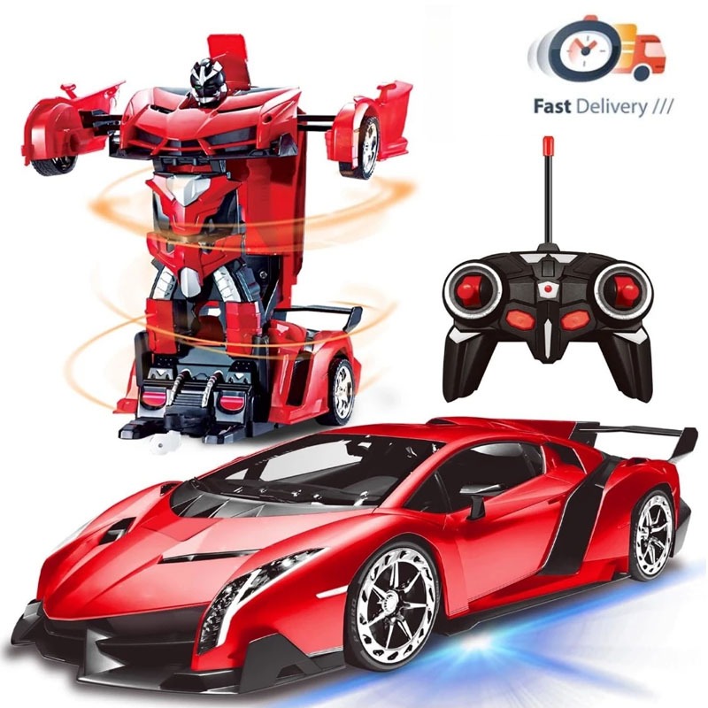 Remote Control Transformation Car 1:18 Robot Model Deformation Truck RC ...