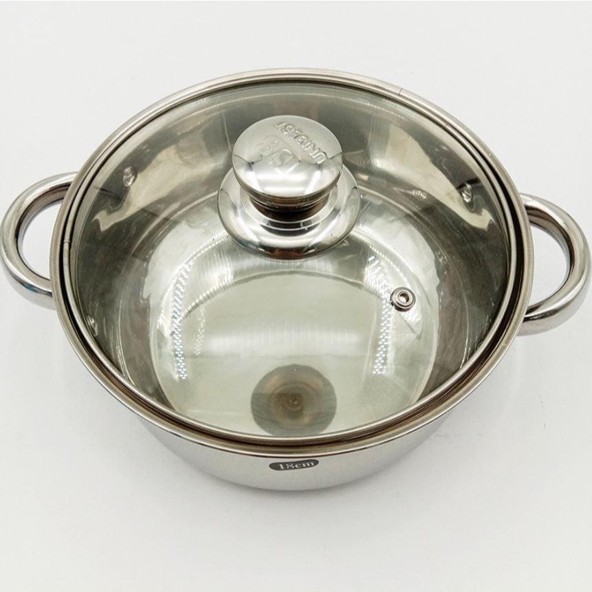 UNIBEST A416 Double Bottom Stainless Steel Induction Cooker Casserole ...