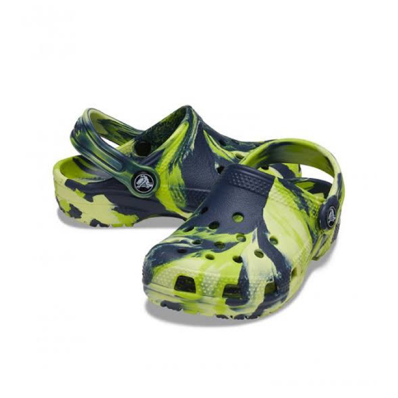 Crocs Classic Marbled Clog Kids C10 | Shopee Philippines