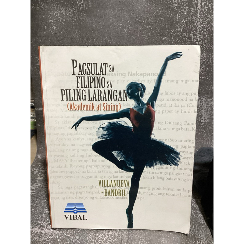 PAGSULAT SA FILIPINO SA PILING LARAMGAN (Akademik at Sining) | Shopee ...