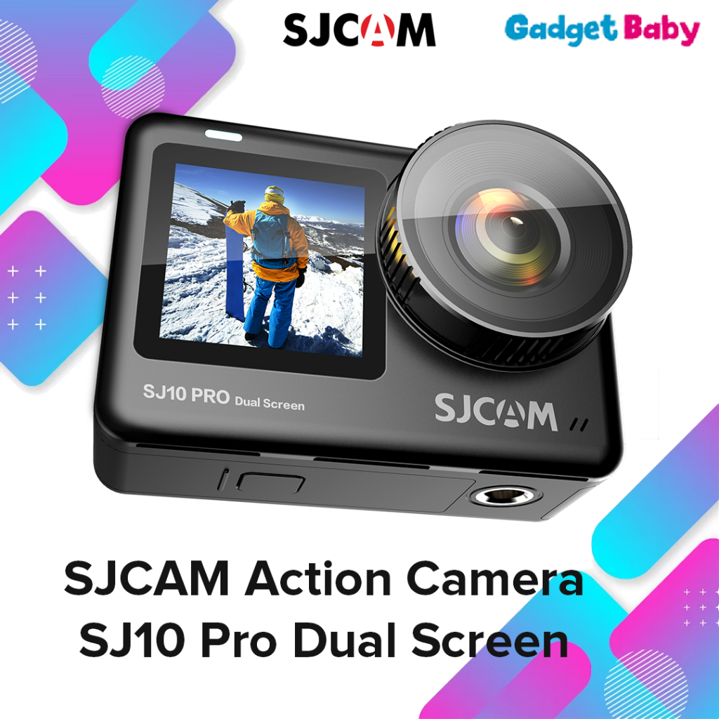 SJCAM Action Camera SJ10 Pro Dual Screen | 4K/60fps | 12 MegaPixel ...