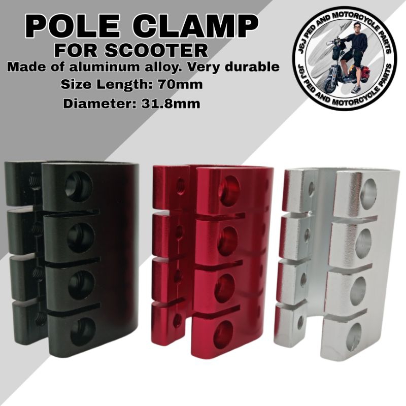 POLE CLAMP FOR SCOOTER | Shopee Philippines