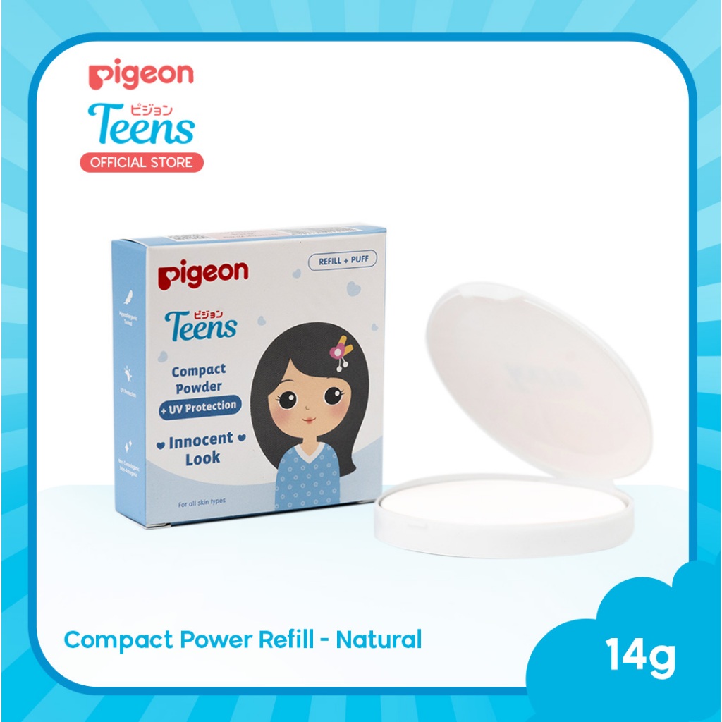 Pigeon Teens Refill Compact Powder + UV Natural | Shopee Philippines