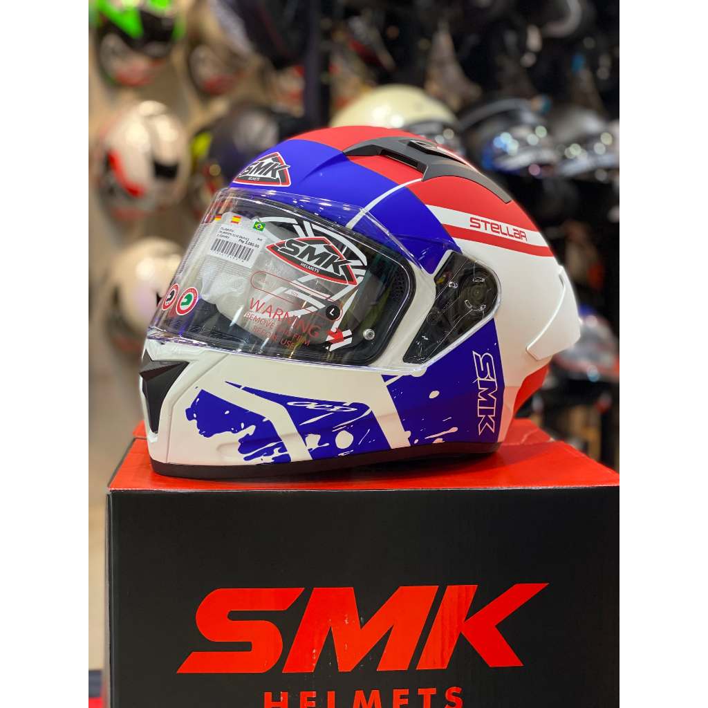 SMK BUDGET MEAL FULL FACE HELMET | Shopee Philippines