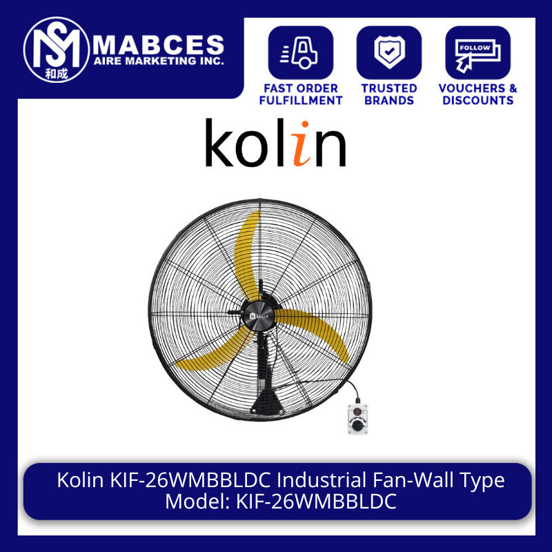 Kolin KIF-26WMBBLDC Industrial Fan-Wall Type | Shopee Philippines