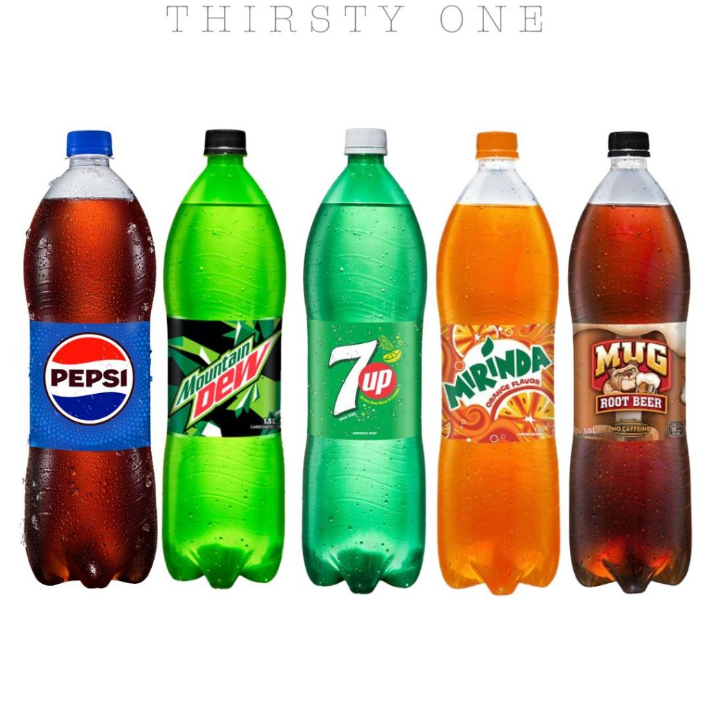 1.5L Pepsi, Mirinda, 7up, Mountain Dew, Rootbeer (sold per bottle) | Shopee Philippines