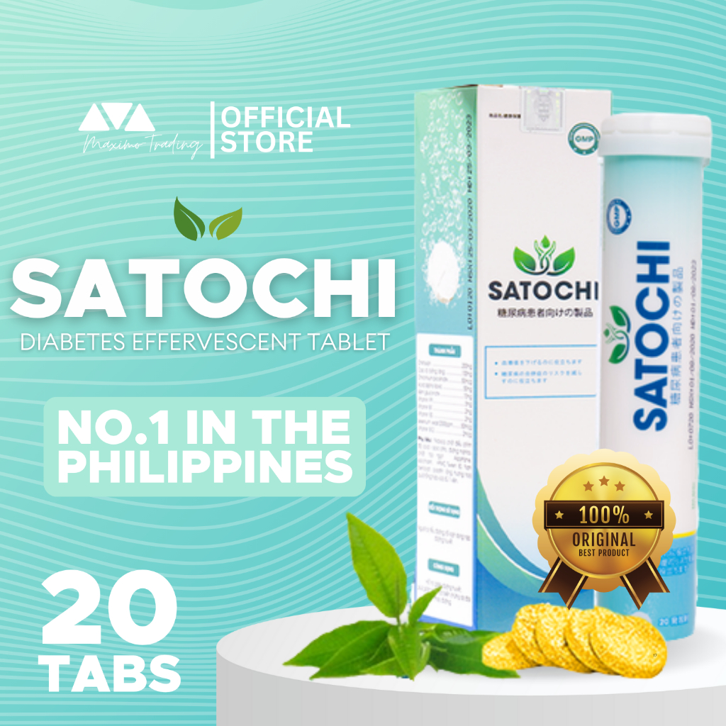 Satochi Effervescent 20 Tablet Diabetic Supplement for Blood Sugar ...