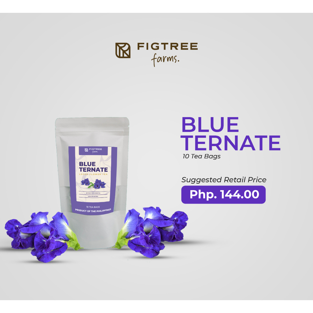 Figtree Farms | Blue Ternate Pouch 10 Tea bags | 100% Pure | Shopee ...