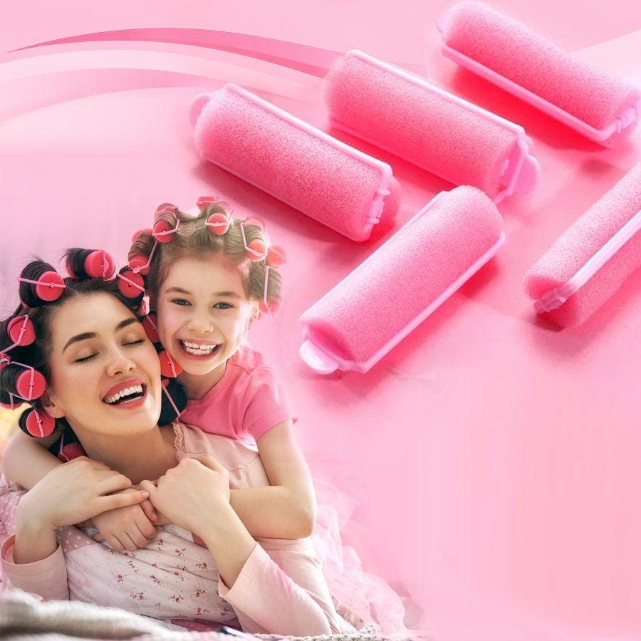 Heatless hair roller big curls & small curl perm hair accessories ...