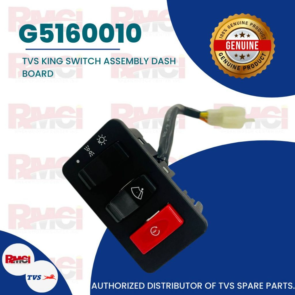 TVS King Deluxe Switch Assembly Dash Board G5160010 | Shopee Philippines