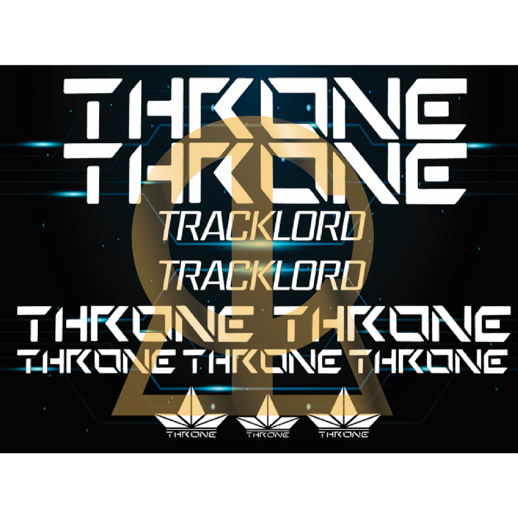 Throne Vinyl Decals Stickers Sheet Bike Frame Cycle Cycling Bicycle ...