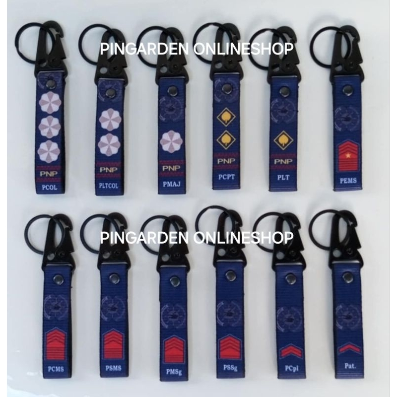 PHILIPPINE NATIONAL POLICE (PNP) KEYLACE, KEY HOLDER,KEY CHAIN , BAG ...