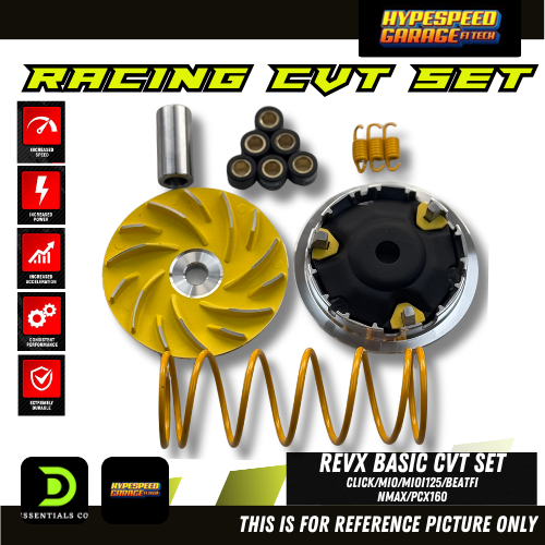 REVX Racing PulleySet Basic SET for Click/Mioi125/Nmax/Aerox/Pcx/Adv ...