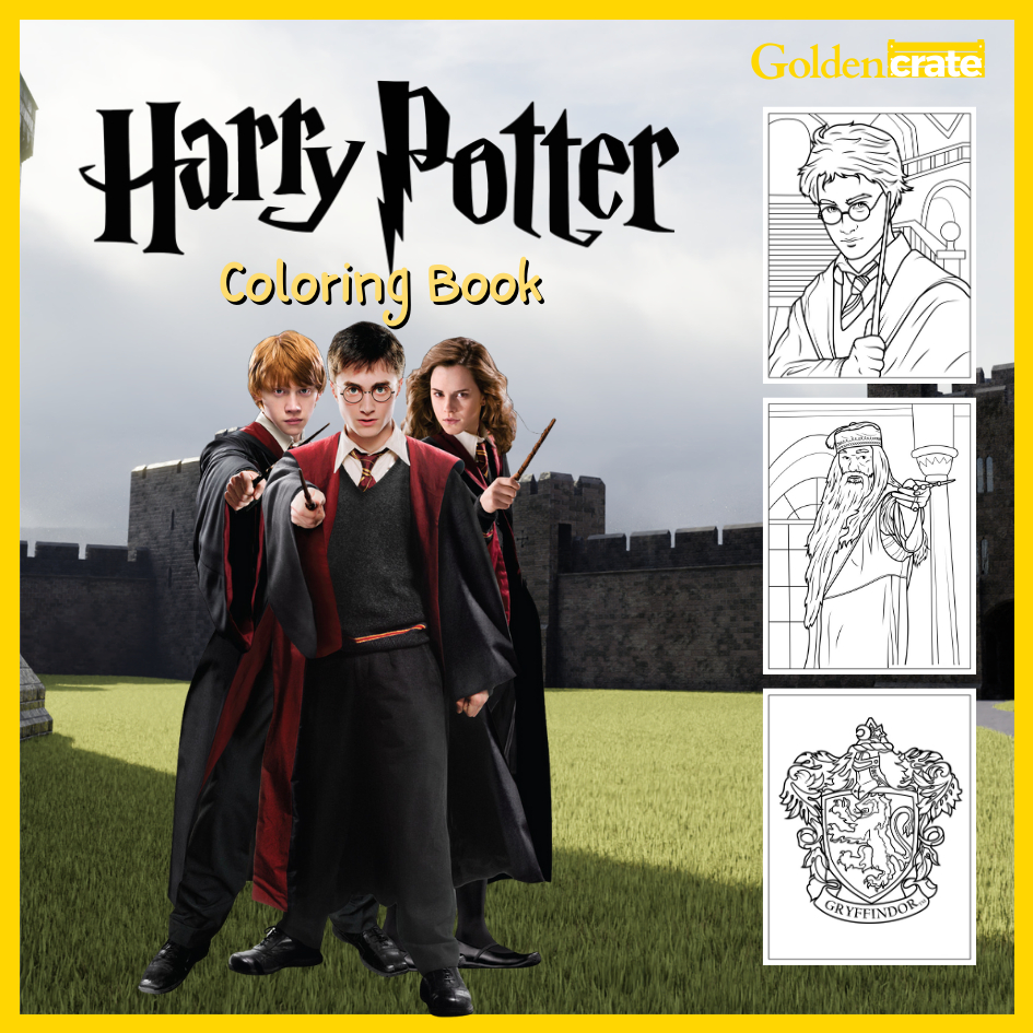 Harry Potter Coloring Book – 20 Pages | Screen-Free Activity for Kids ...