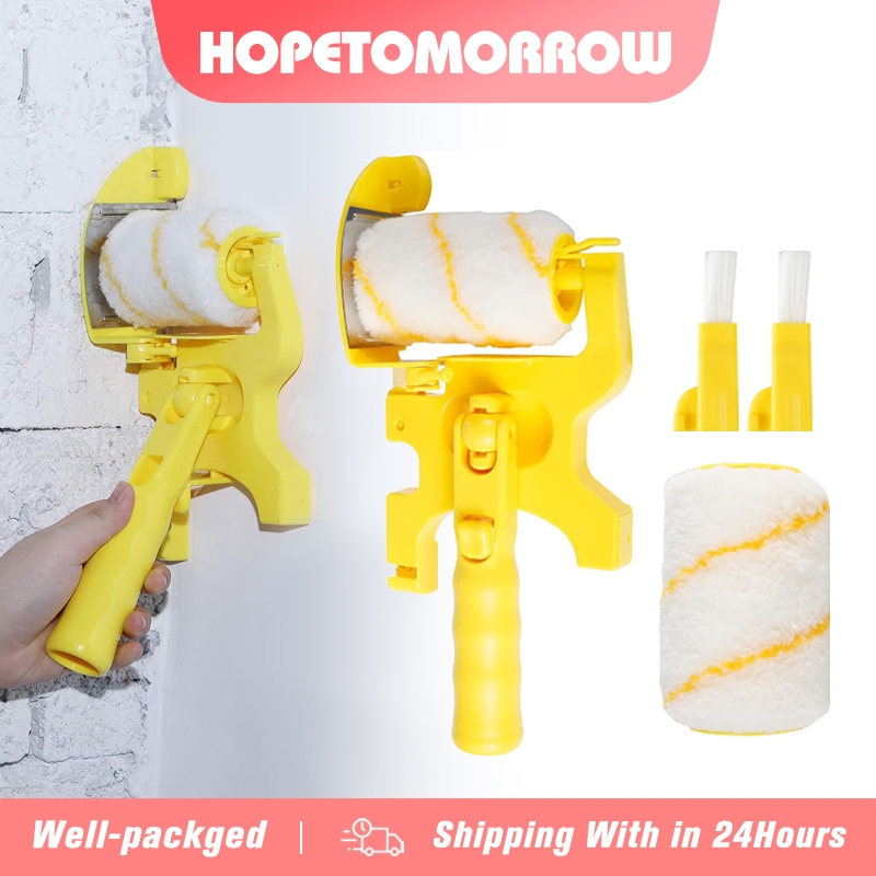 Multifunctional Handheld Paint Edger Roller Brush for Home Room Wall ...