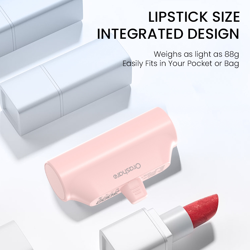 Orashare PNC03 3000mAh Capsule Mini Fast Charging Powerbank With TYPE-C ...