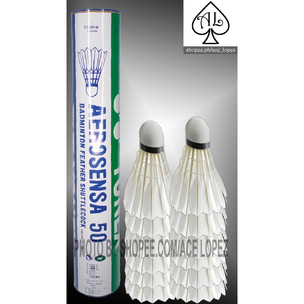 Goose Feather Yonex Aerosensa 50 12pc/Tube Badminton Shuttleock ...
