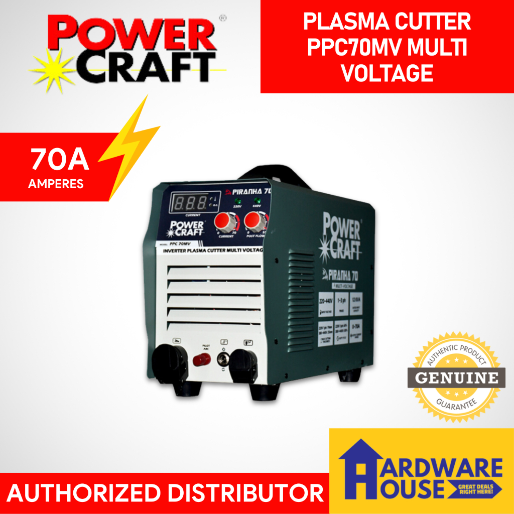 ORIGINAL POWERCRAFT Plasma Cutter Heavy Duty Inverter Welding Machine ...