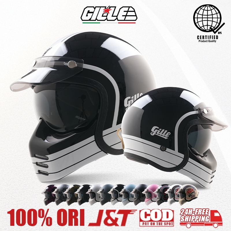 GILLE OP12 helmet full face modular for motorcycle classic helmet ...