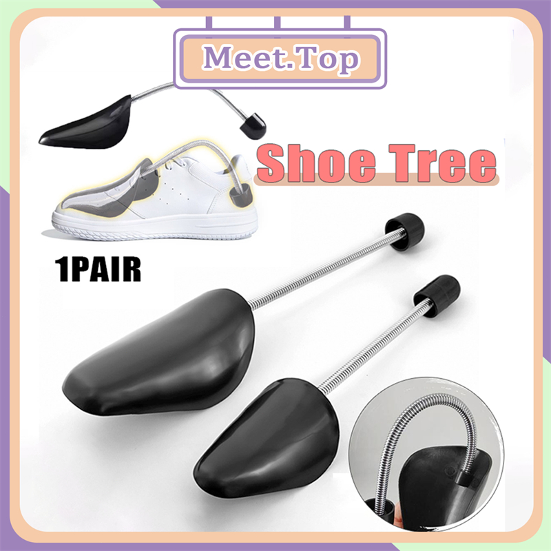 1 Pair Shoe Tree Spring Type Plastic Shoe Tree Flexible Stretcher ...