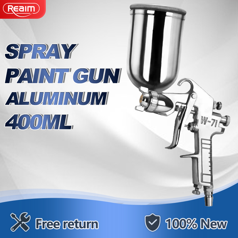 REAIM Spray Paint Gun F75 Air Pump Pneumatic Spray Gun Airbrush Sprayer ...