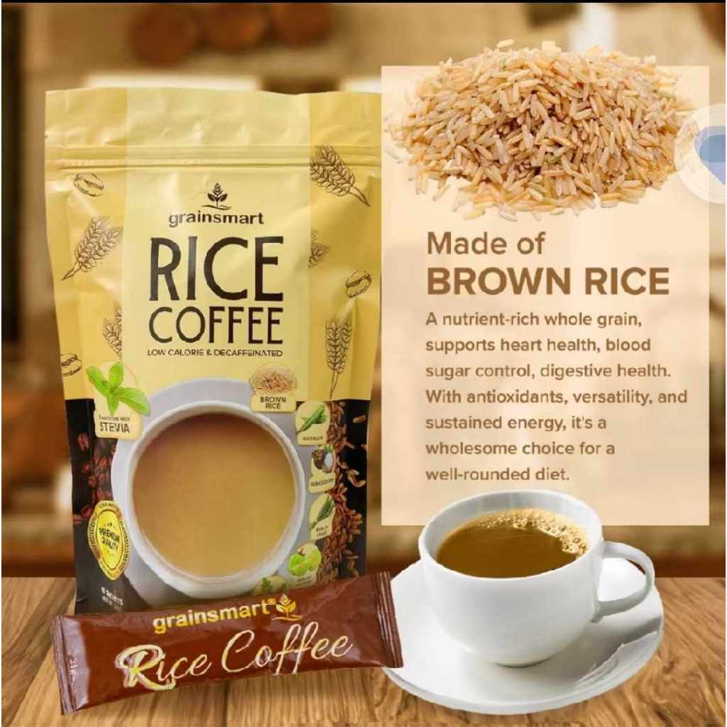 New Trending Slimming Coffee Grainsmart Ricewell Brown Rice Coffee with ...