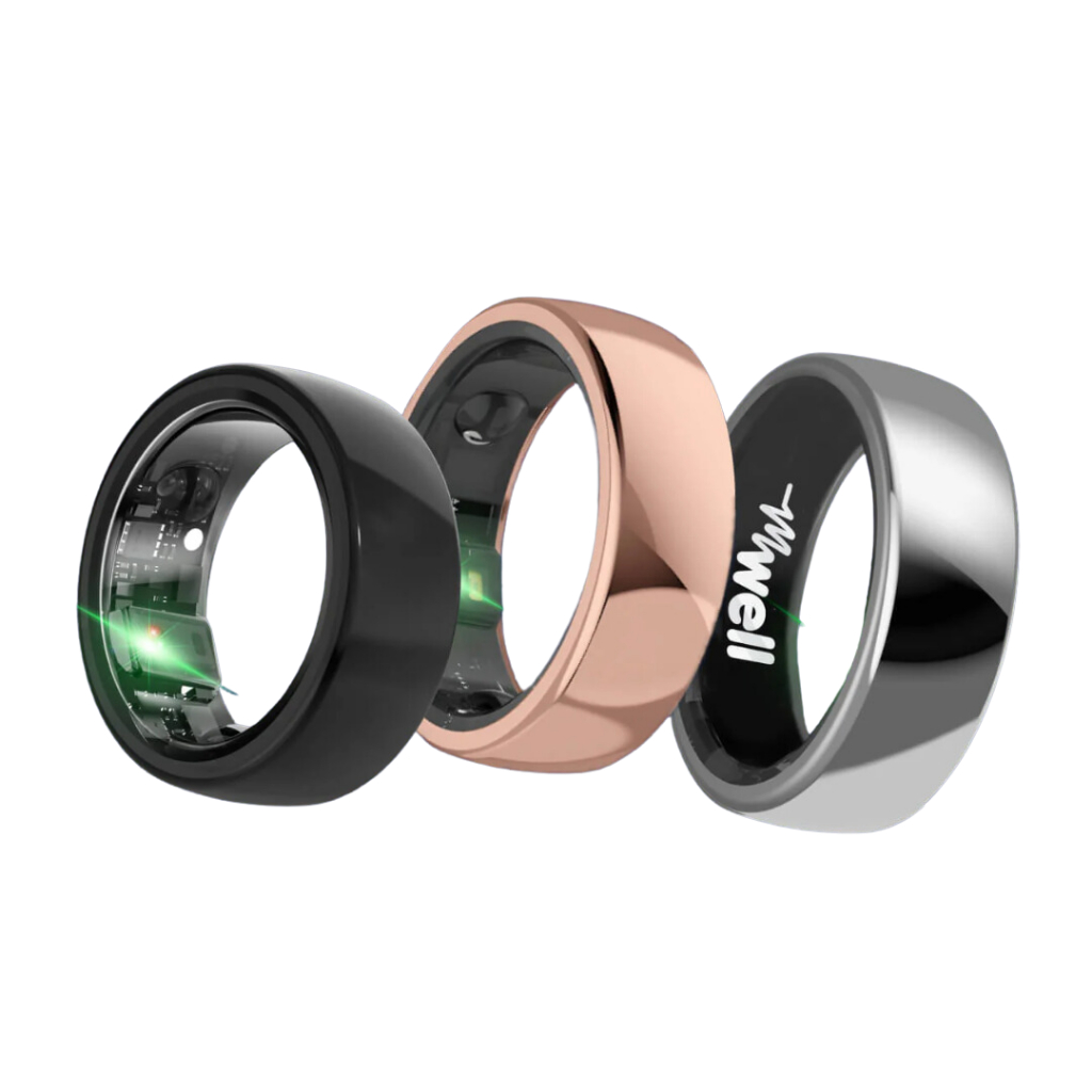 mWell Smart Ring - Wearable Device for Sleep & Wellness Tracker with ...