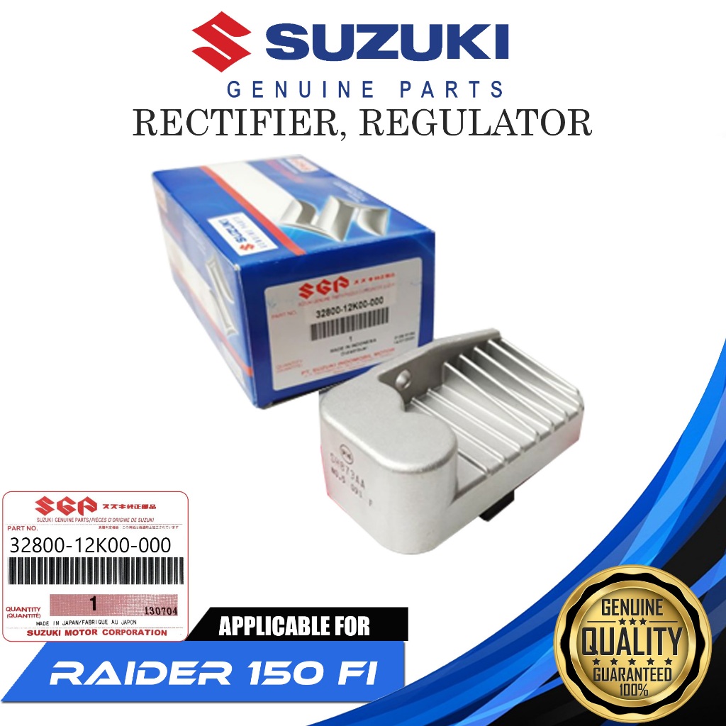 SUZUKI GENUINE RECTIFIER, REGULATOR FOR RAIDER 150 FI ( 32800-12K00-000 ...