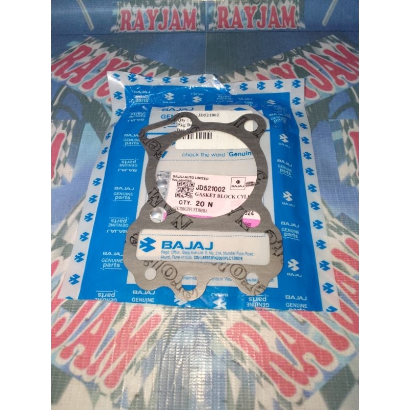 Cylinder Base Gasket Rouser 135 / 150NS / Boxer CT150 JD521002 | Shopee ...