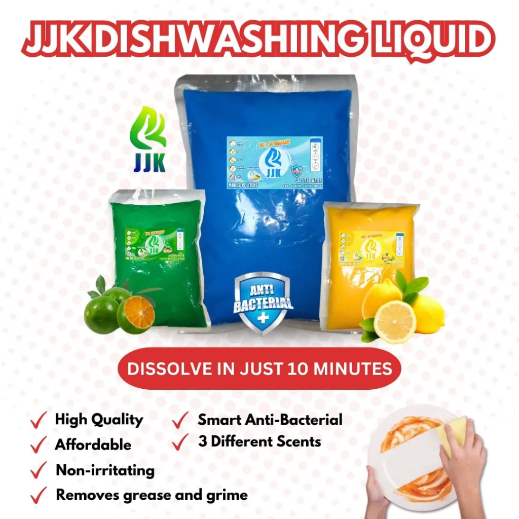 JJK Easy Mix Dishwashing liquid DIY Kit Yields 3L 5L 15L Just Add Water ...